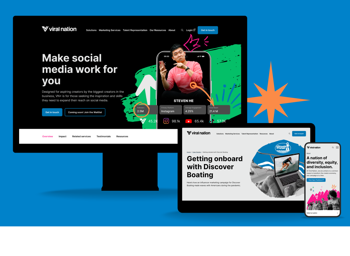 Viral Nation Rebrand | Designed by Austin